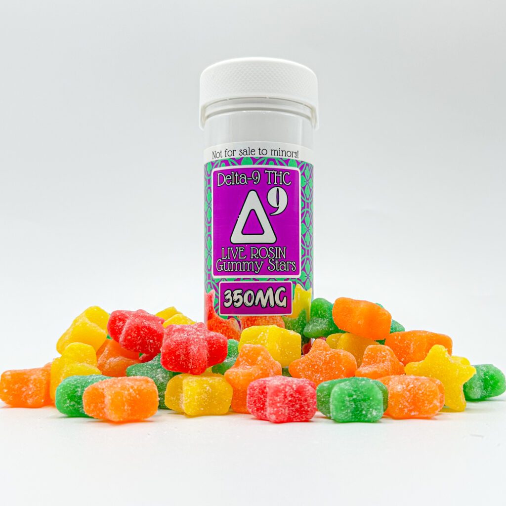 HEMP Derived Delta 9 THC Gummy Stars - CBD Flex