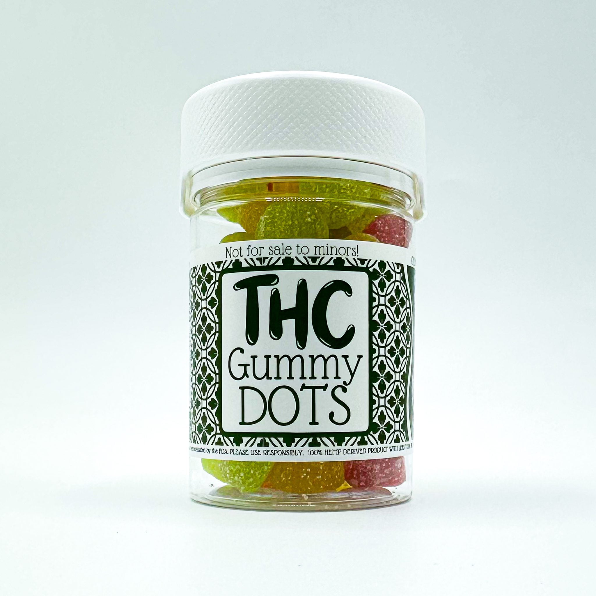 300mg Delta-8 & Delta-9 THC Gummy Dots - Balanced Dose - CBD Flex